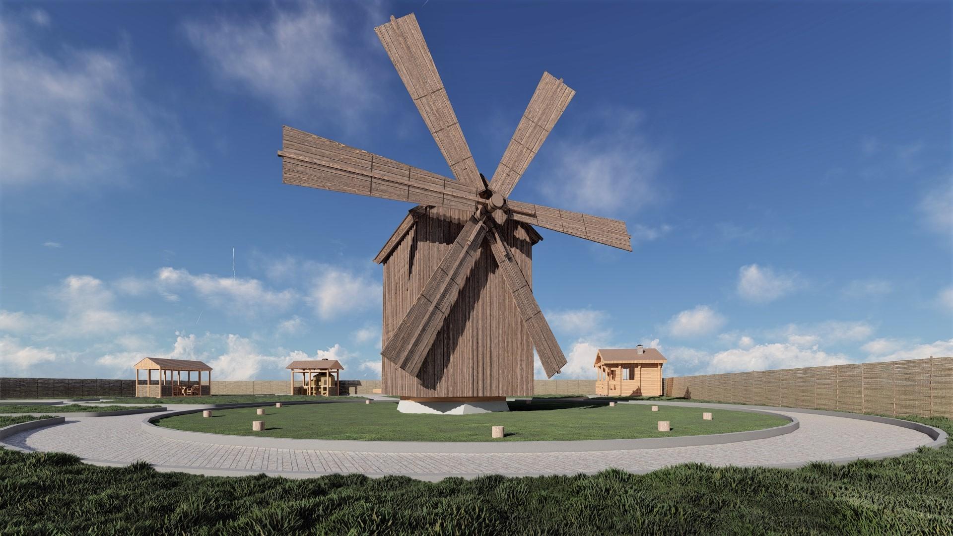 The windmill in Gaidar village will be restored and conserved with EU ...