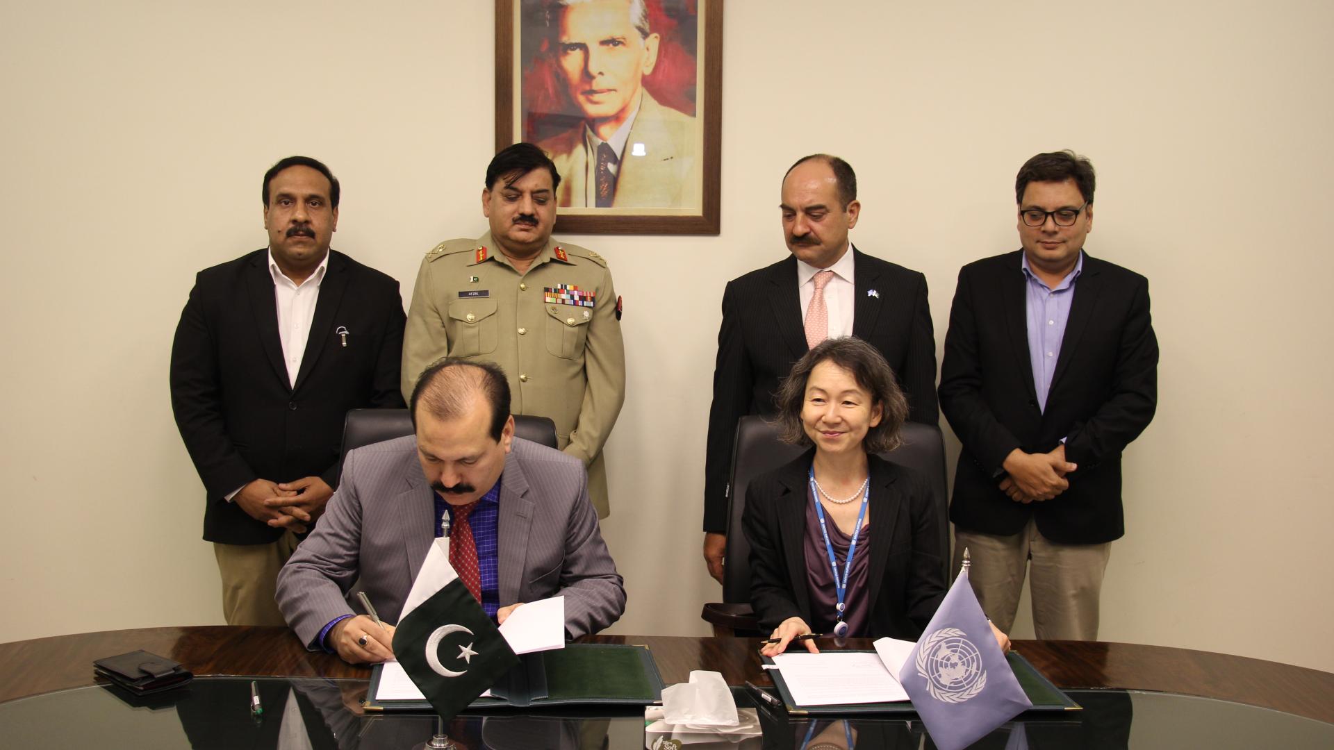 LoA signing ceremony between National Disaster Management Authority (NDMA) and United Nations ...