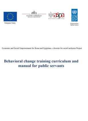 Behavioral Change Modules | United Nations Development Programme