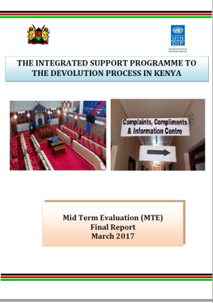 MTE The Integrated Support Program to the Devolution Process in Kenya | United Nations ...