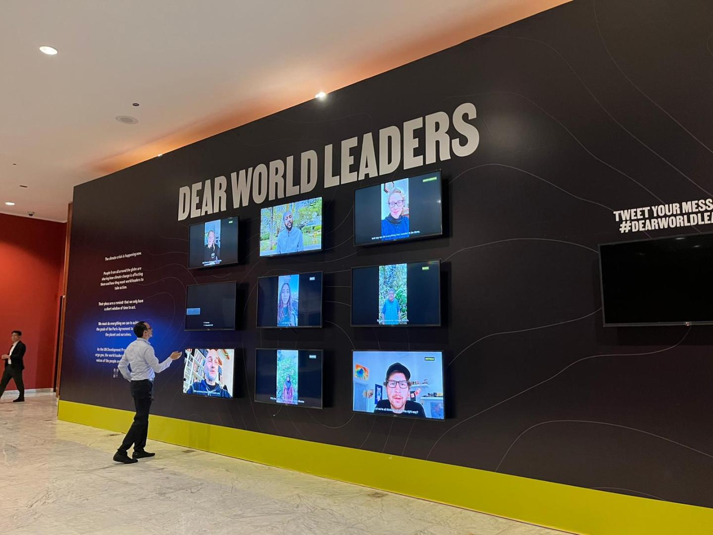Citizens call on world leaders to act, in a creative campaign installed ...