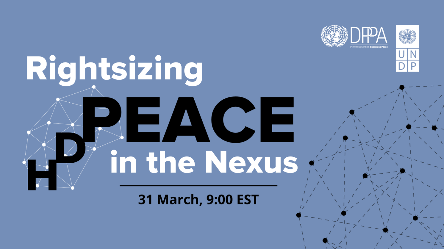 Rightsizing Peace in the Triple Nexus | United Nations Development ...
