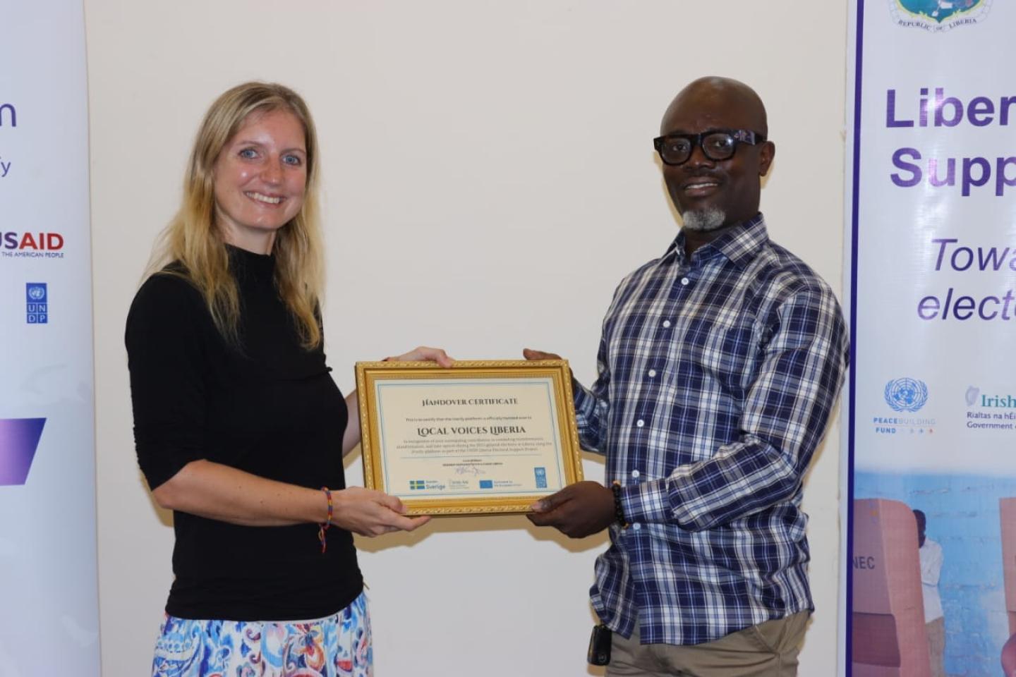 UNDP and Partners Handover iVerify Platform to Local Voices Liberia ...