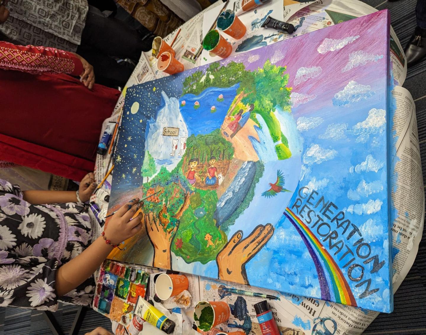 Together We Paint for Generation Restoration | United Nations ...
