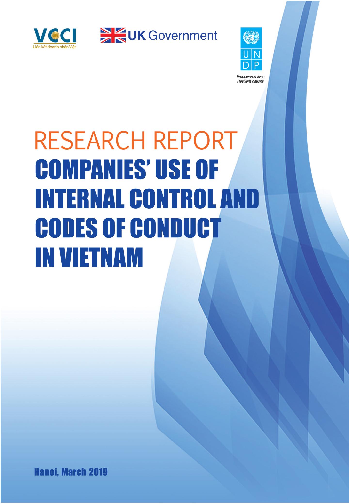 Research Report on Companies’ Use of Internal Control and Codes of ...