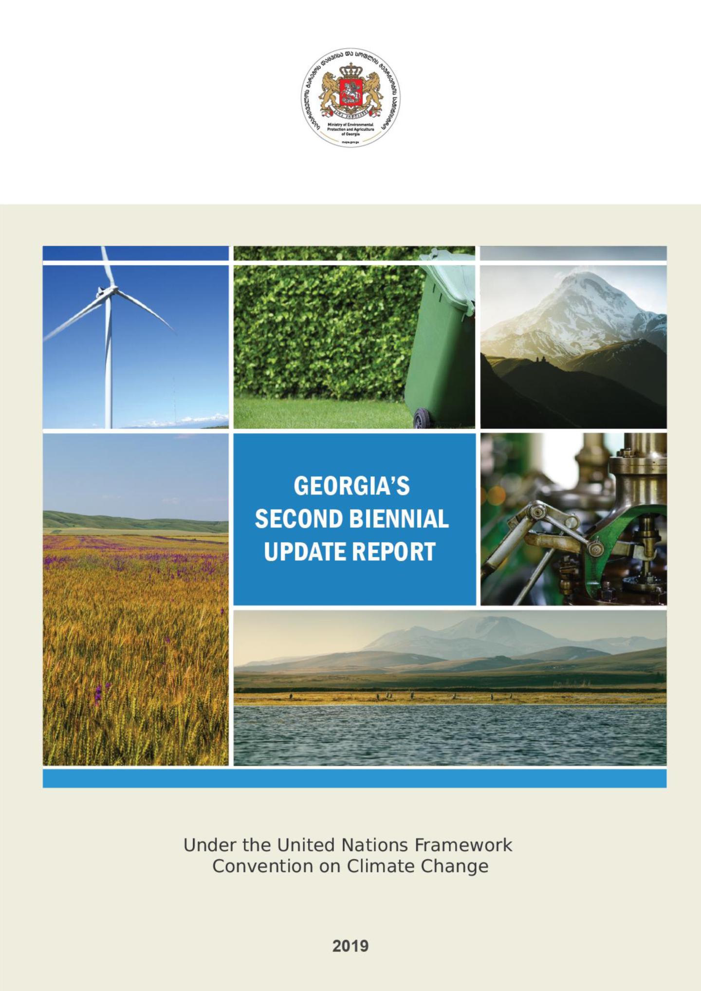 Georgia's Second Biennial Update Report to UNFCCC. 2019 | United Nations Development Programme