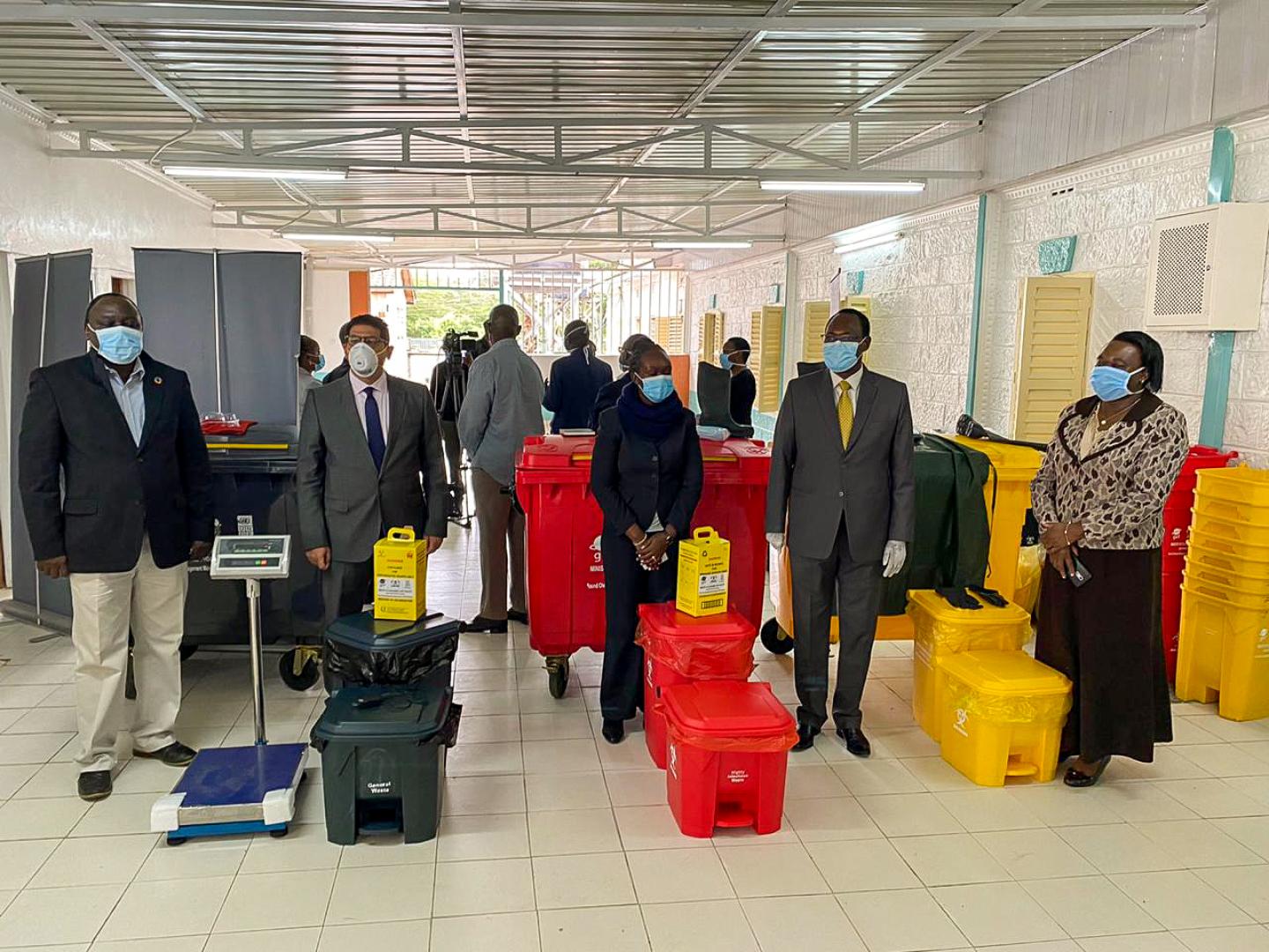 Statement by Walid Badawi at handover of equipment to bolster COVID-19 ...