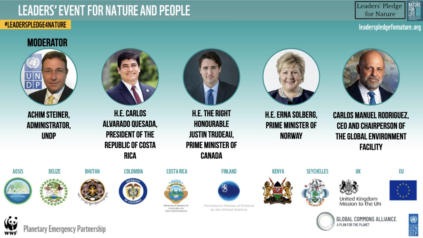World Leaders Pledge at the ‘Nature for Life Hub’ ahead of UN ...